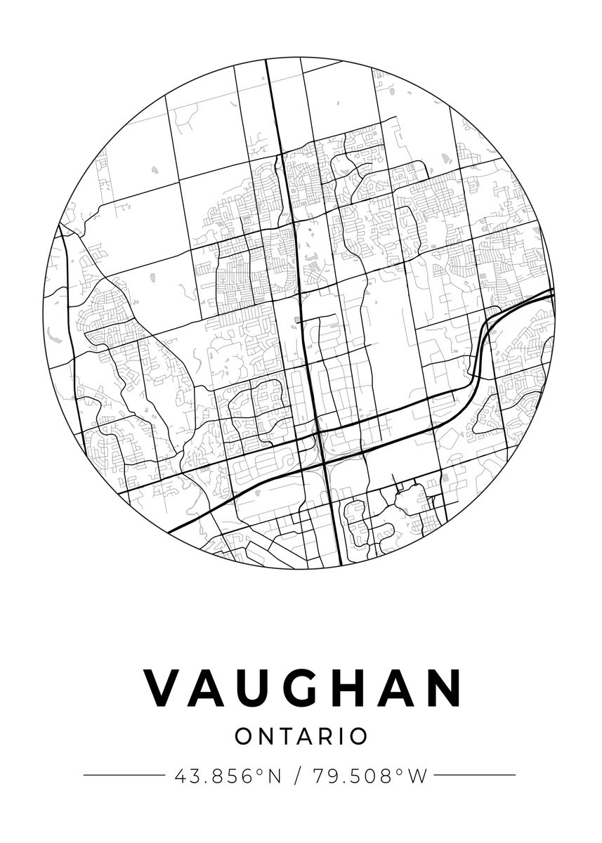 'Vaughan Ontario' Poster, picture, metal print, paint by Conceptual ...