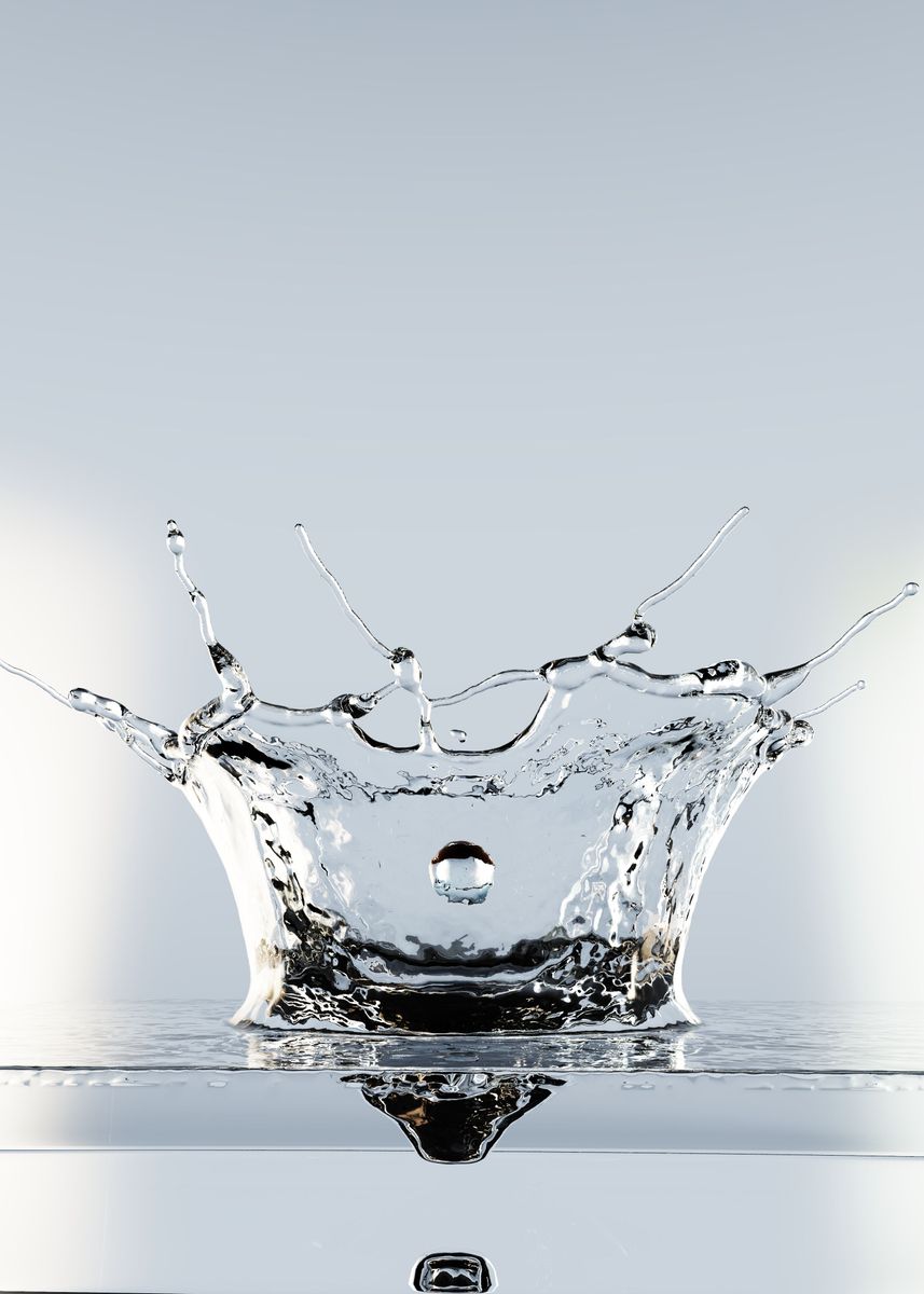 'Last drop' Poster, picture, metal print, paint by Aivaras Grauzinis ...