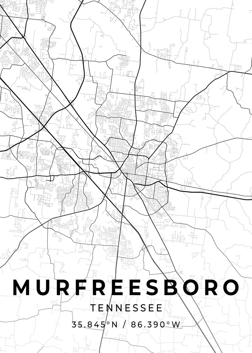 'Murfreesboro Tennessee' Poster by Conceptual Photography | Displate