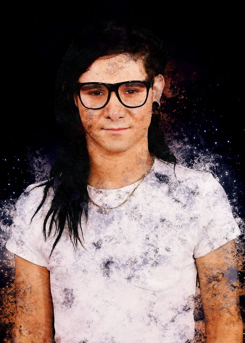 'Burial Skrillex song' Poster, picture, metal print, paint by ...