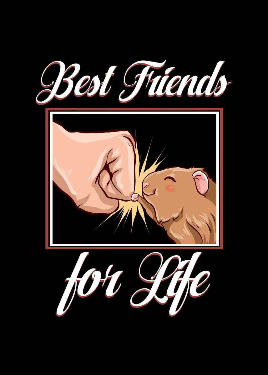 'Guinea Pig Cavy Hamster' Poster, picture, metal print, paint by Biglui ...