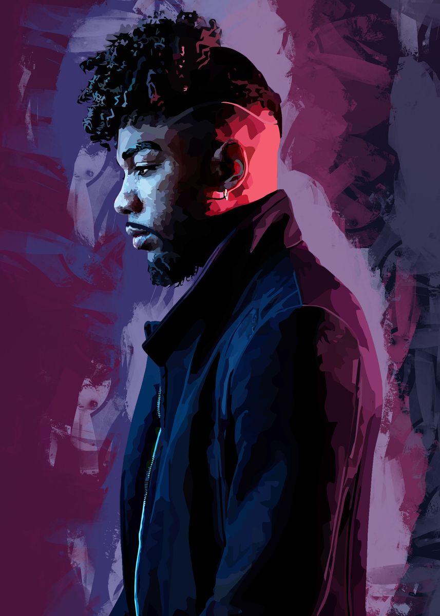 'Thought' Poster, picture, metal print, paint by Emmanuel Suarez | Displate