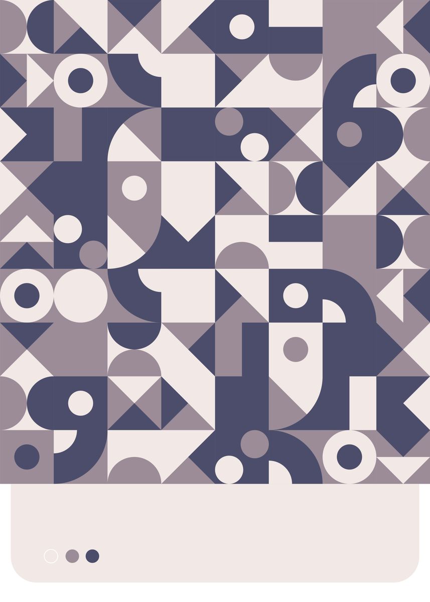 'Abstract Geometry pattern ' Poster, picture, metal print, paint by ...