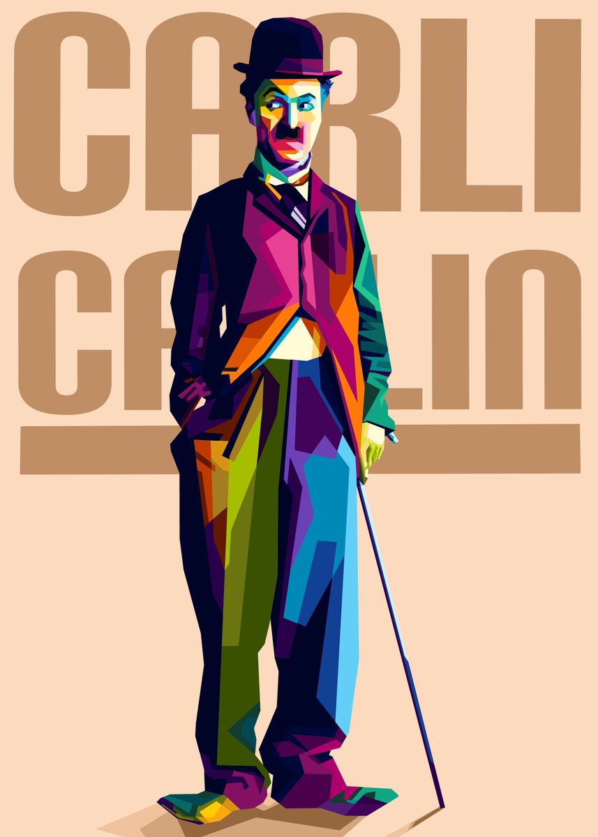 'carli caplin' Poster, picture, metal print, paint by Rifqi Ko | Displate