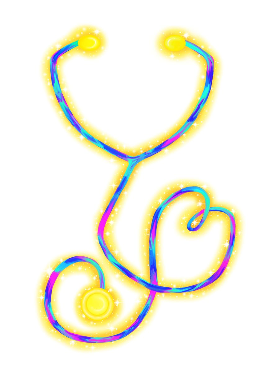 'Stethoscope ' Poster, picture, metal print, paint by Alexzha Marie ...