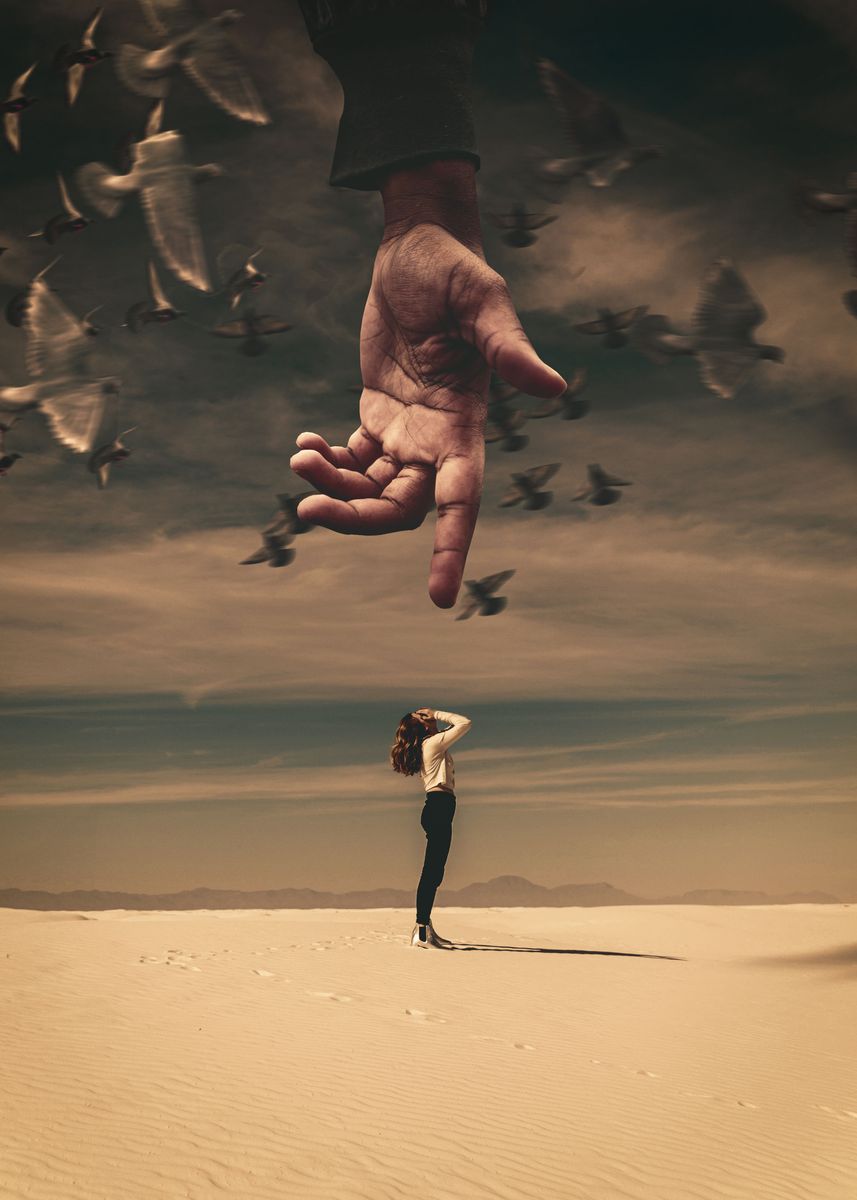 'Hand of god' Poster, picture, metal print, paint by Kavan Siridemuni ...