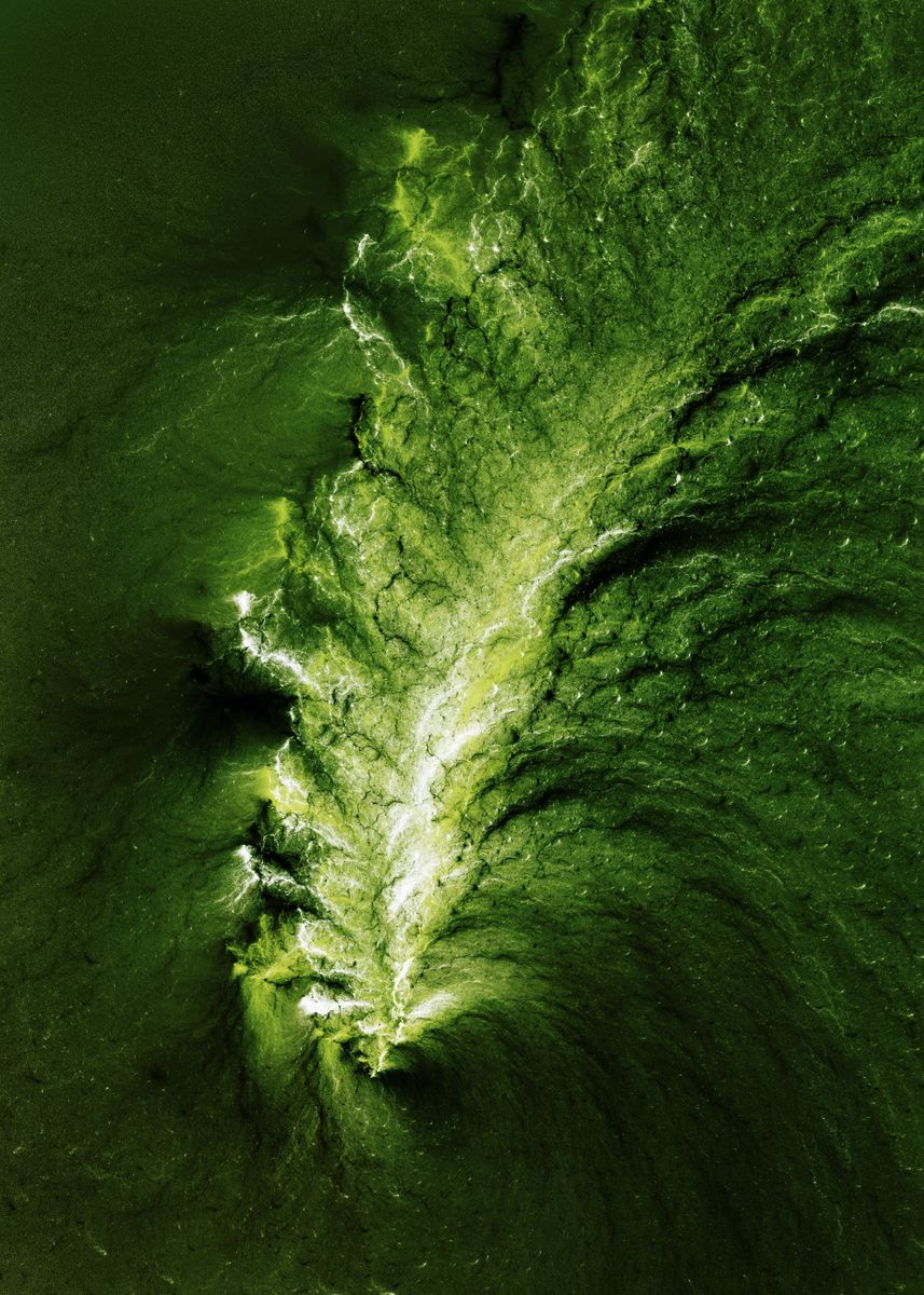 'Rift 10' Poster, picture, metal print, paint by Thomas Raftsjö | Displate