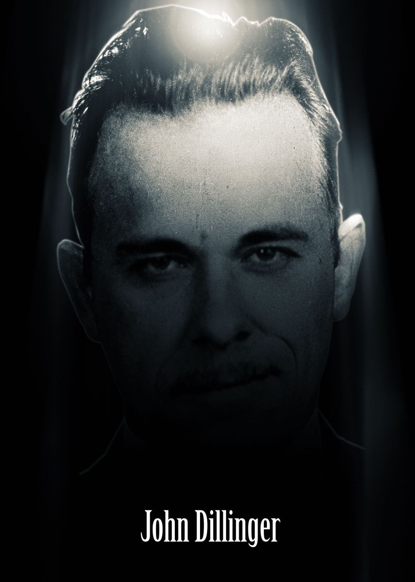 'john dillinger' Poster, picture, metal print, paint by Desy Wulandari ...