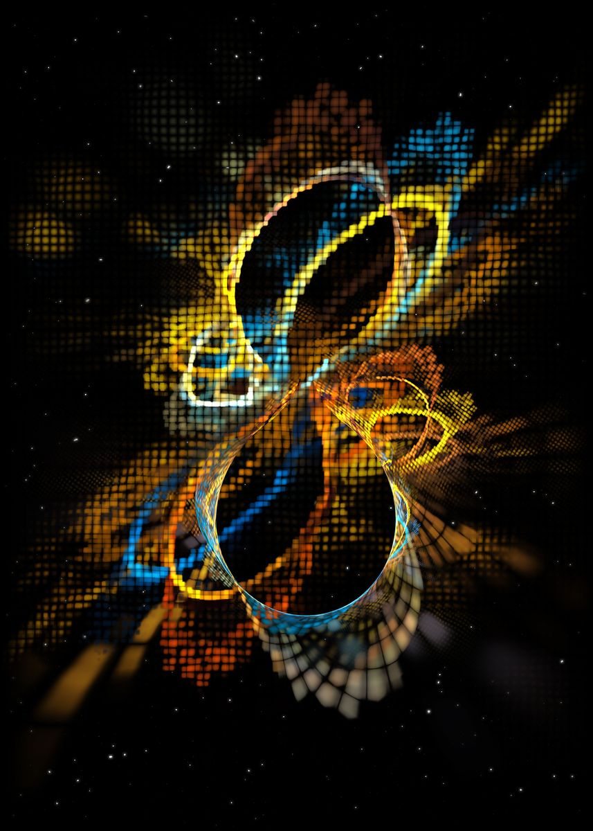 'Infinity loops' Poster by Sarcastic Design | Displate