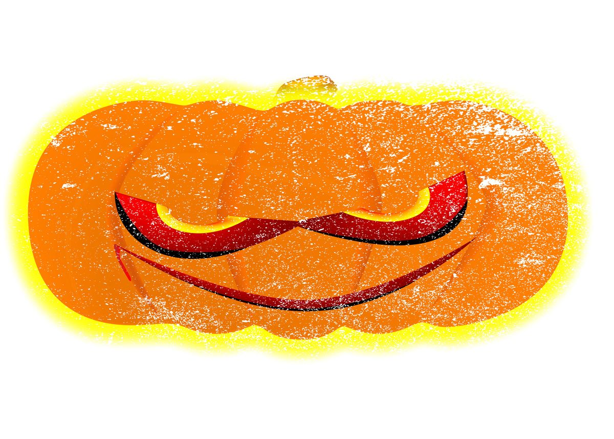 'Pumpkin Grin' Poster by HomeStead Digital | Displate