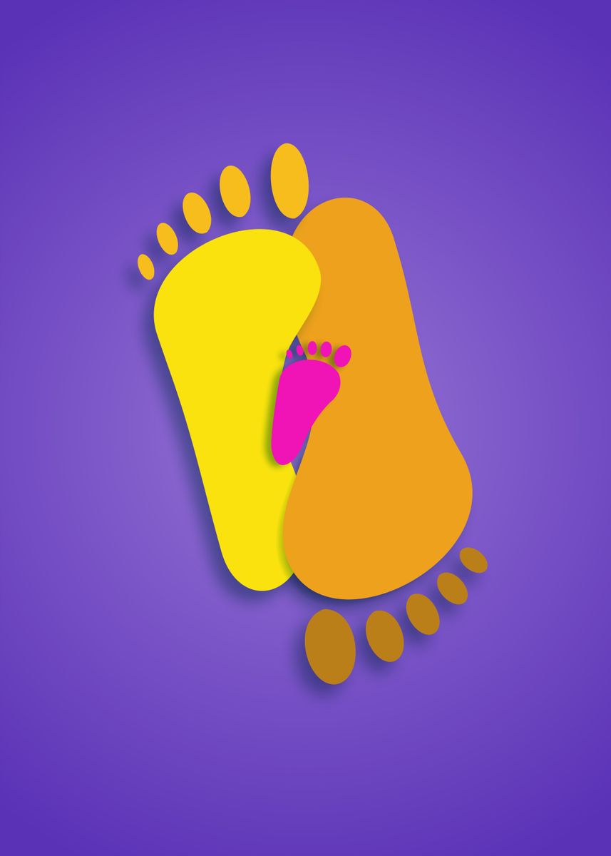 'human barefoot sole' Poster, picture, metal print, paint by Dmitry ...