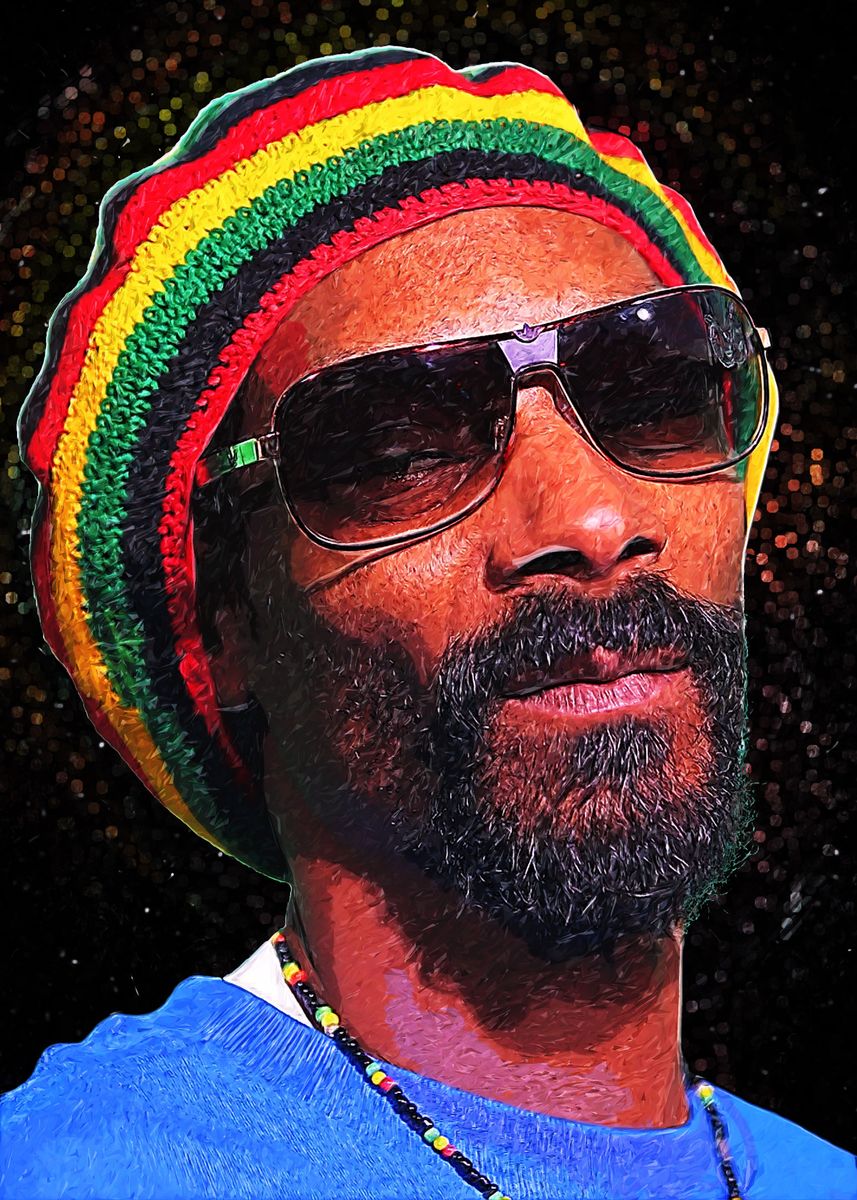 'Snoop Dogg' Poster, picture, metal print, paint by SA KE | Displate
