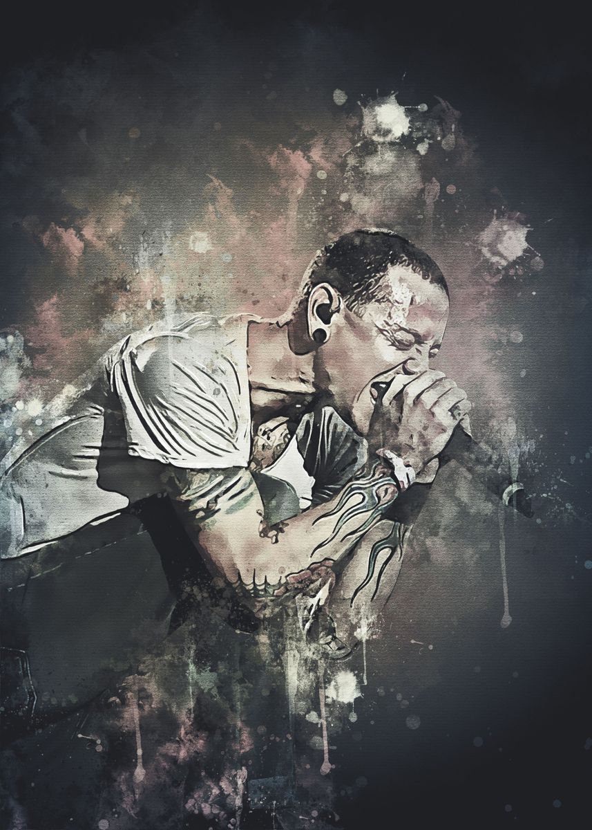 'Chester Charles Benning' Poster, picture, metal print, paint by ...