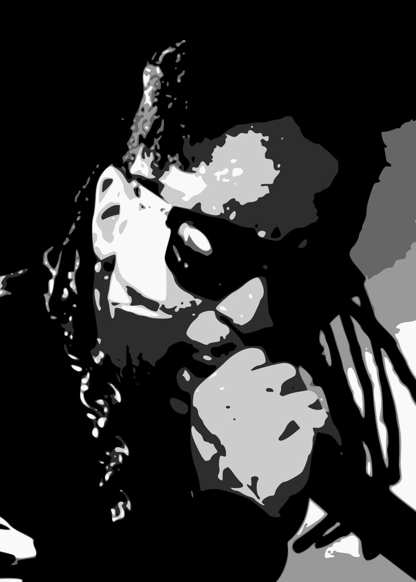 'Lil Jon' Poster, picture, metal print, paint by Josh B | Displate