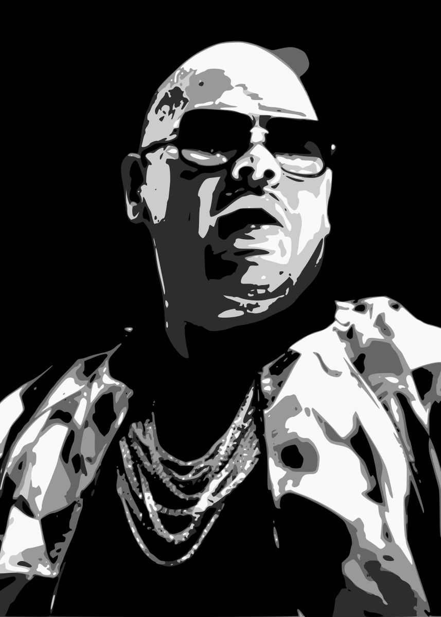 'Fat Joe' Poster, picture, metal print, paint by Josh B | Displate