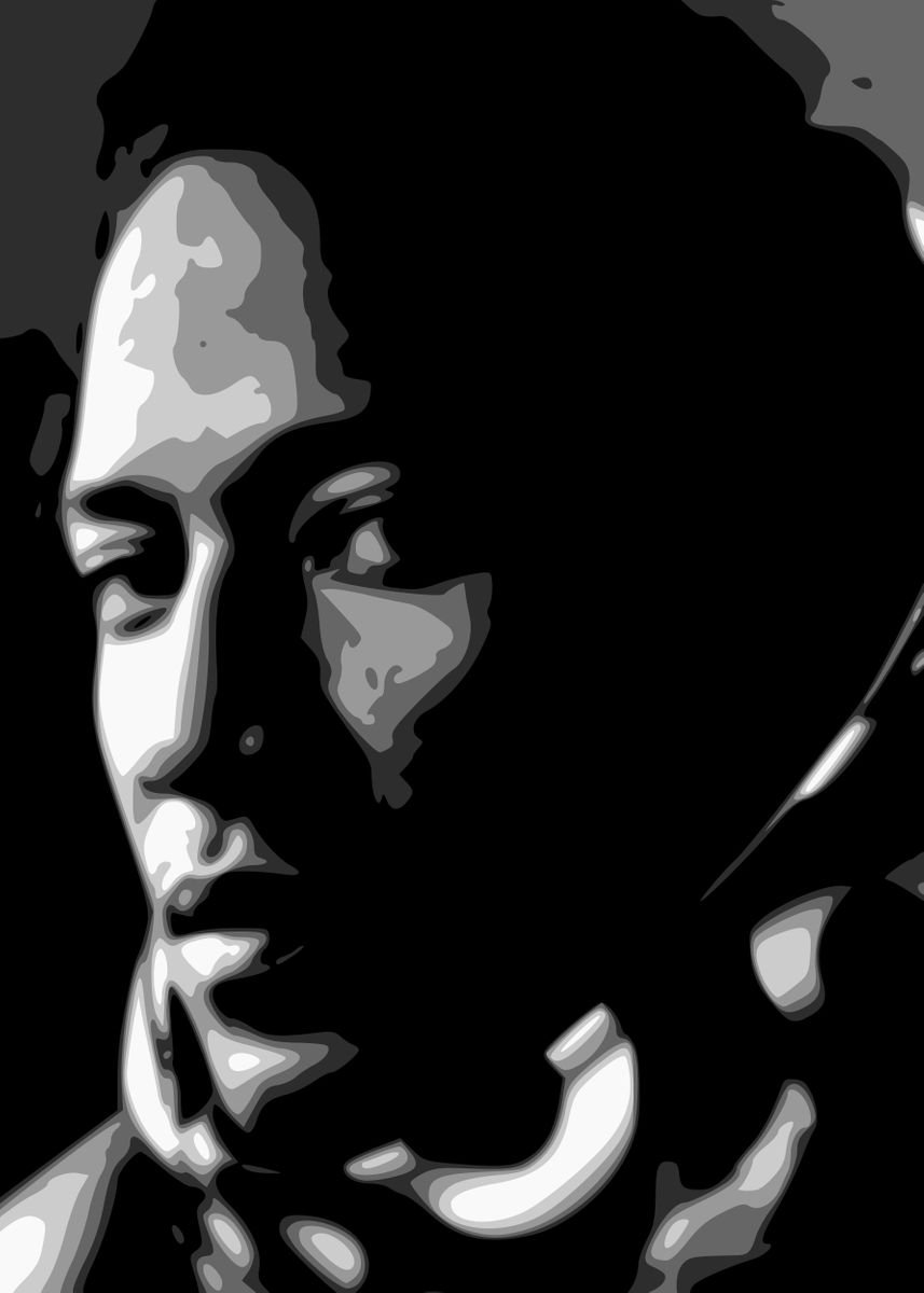 'Q Tip' Poster, picture, metal print, paint by Josh B | Displate