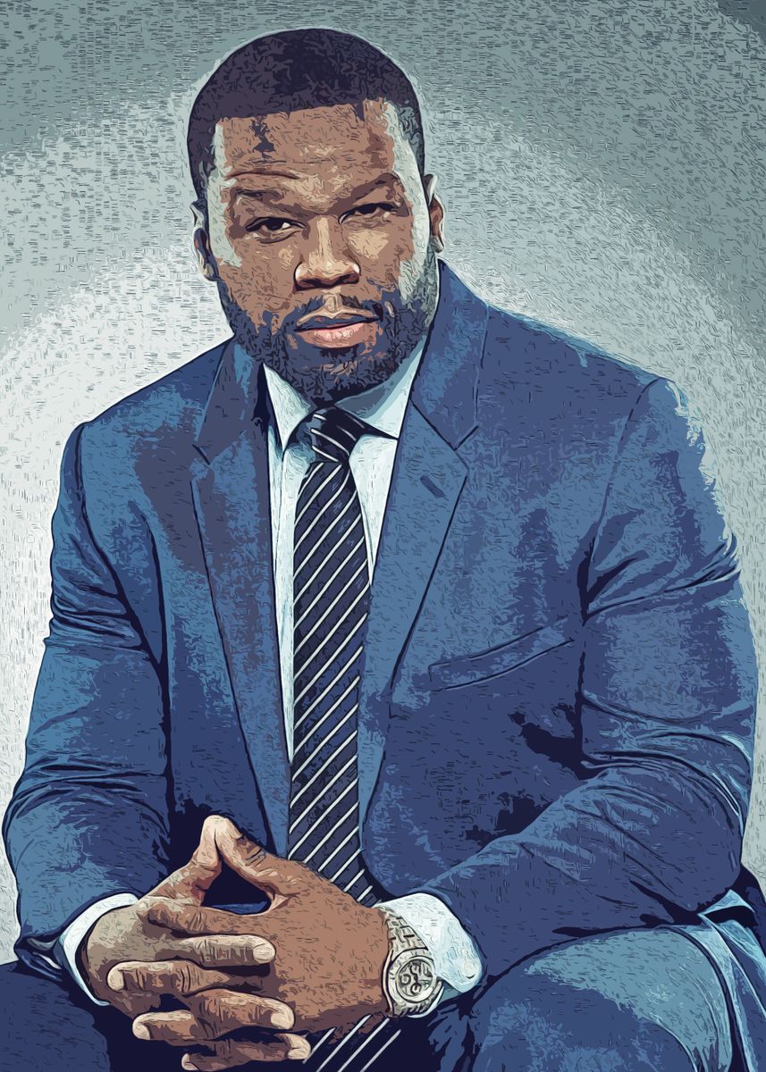 '50 Cent' Poster, picture, metal print, paint by Dillon Holden | Displate