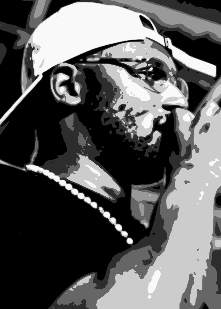 'Schoolboy Q' Poster, picture, metal print, paint by Josh B | Displate