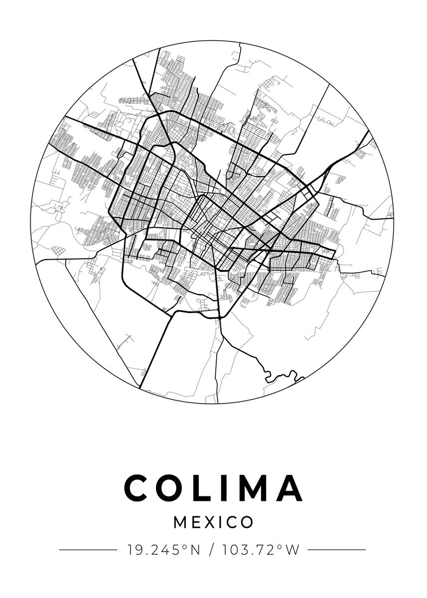 'Colima Mexico' Poster, picture, metal print, paint by Conceptual ...