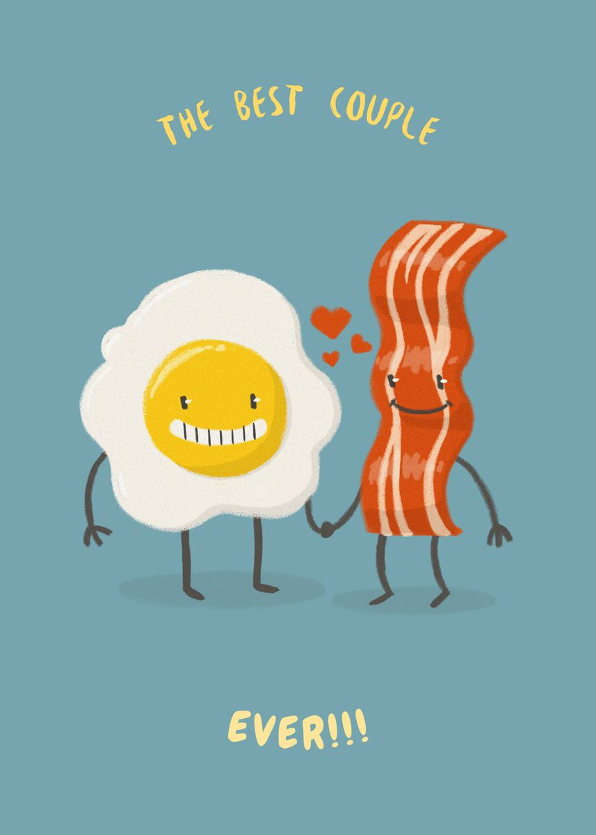 'The best couple ever' Poster, picture, metal print, paint by Lucky Art ...