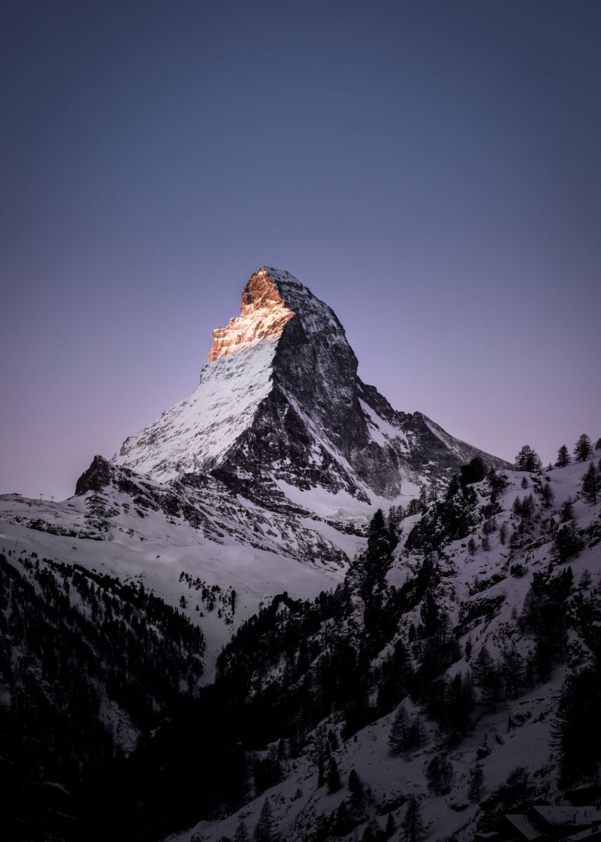 'mount' Poster, picture, metal print, paint by Haruka Studio | Displate