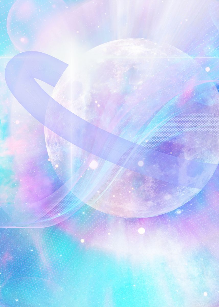 'Celestial Bodies' Poster by Emanuela Carratoni | Displate