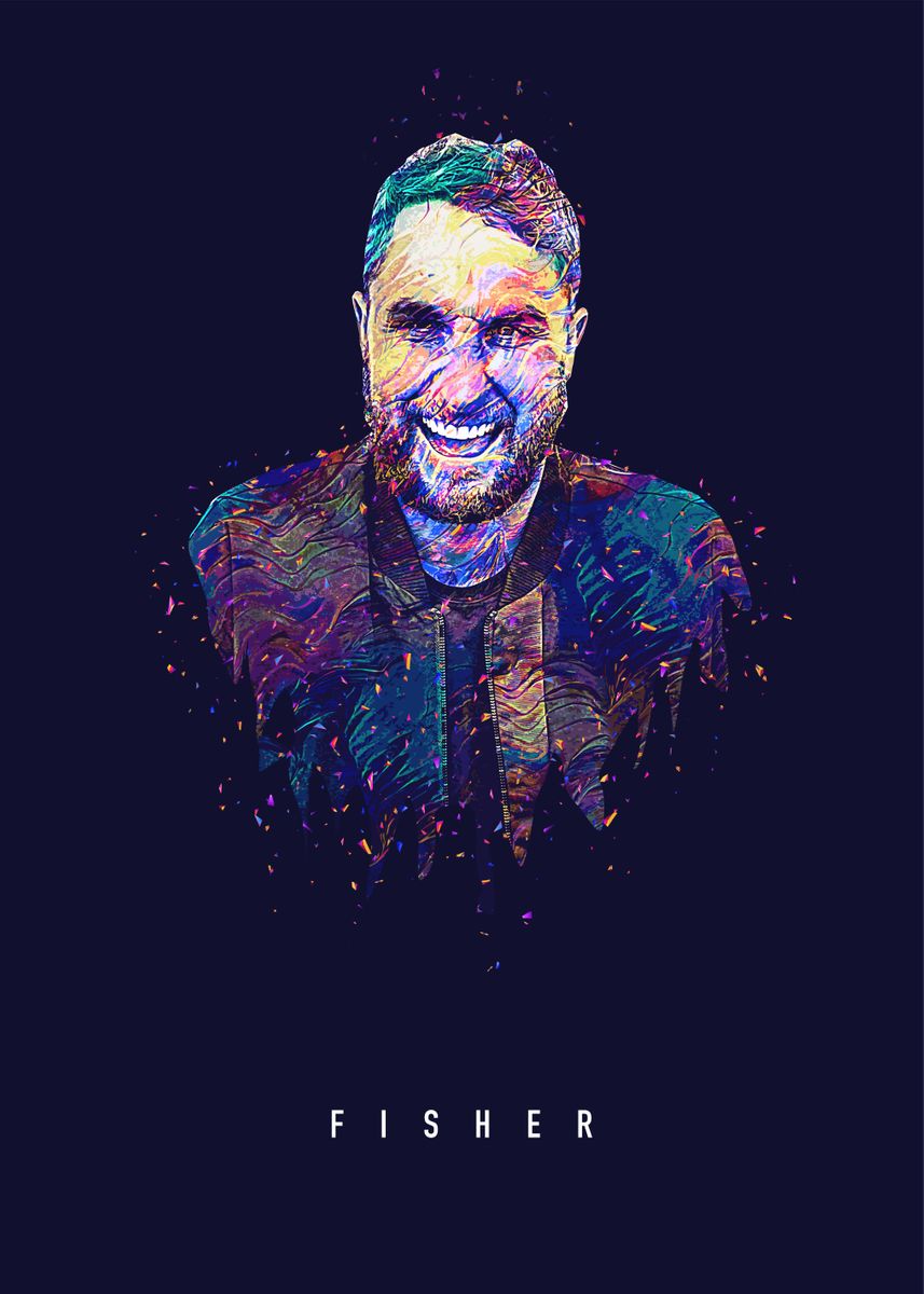 'FISHER' Poster, picture, metal print, paint by Most Popular Cult ...