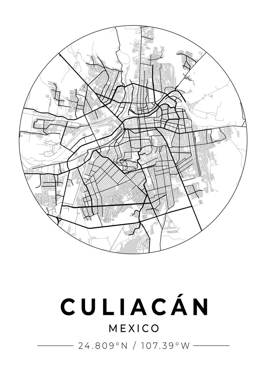 'Culiacan Mexico' Poster, picture, metal print, paint by Conceptual ...