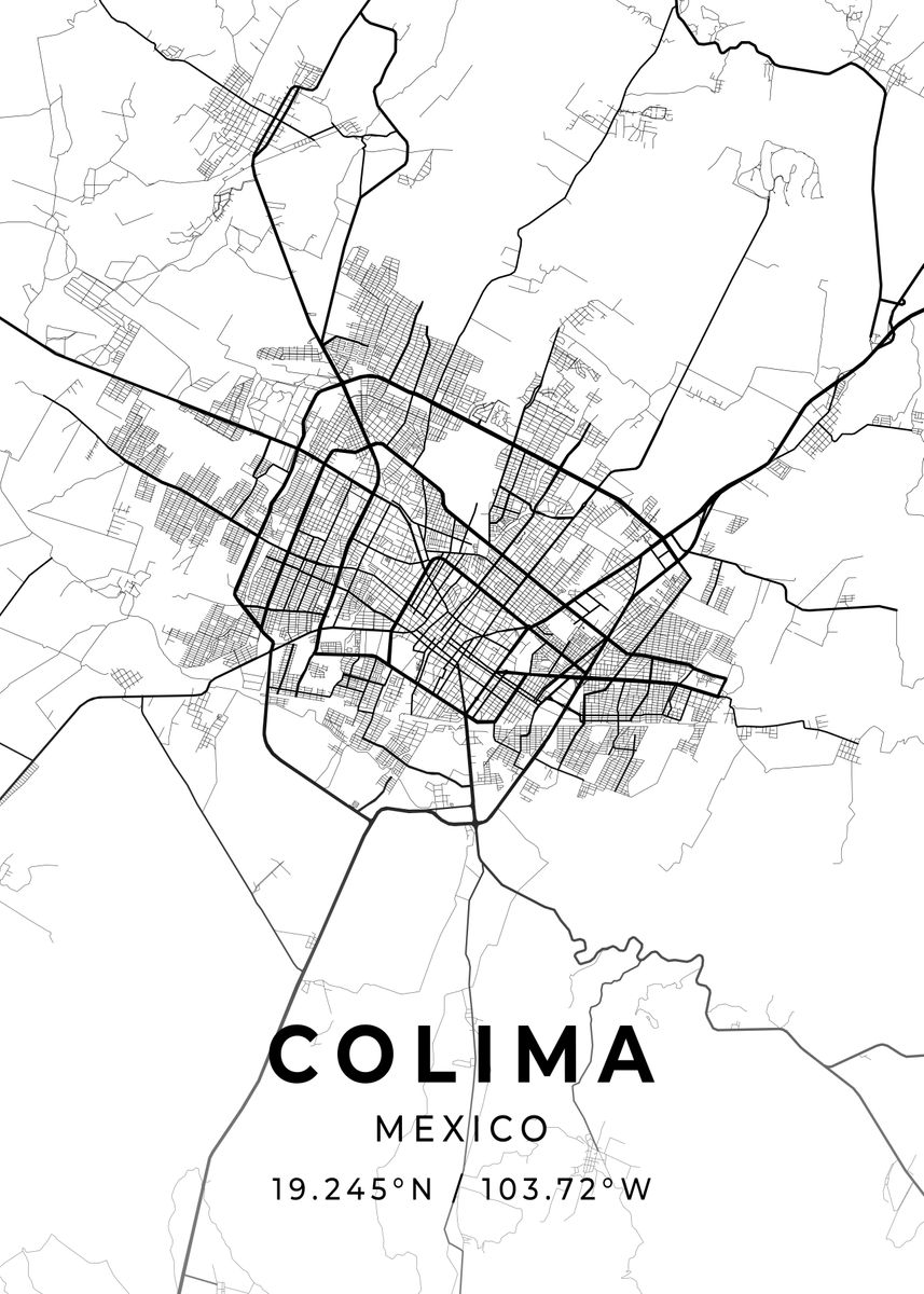 'Colima Mexico' Poster, picture, metal print, paint by Conceptual ...