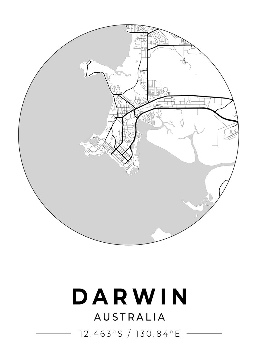 'Darwin Australia' Poster, picture, metal print, paint by Conceptual ...