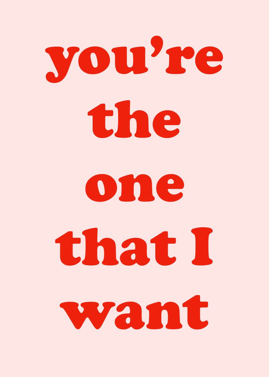 'The One I Want' Poster, picture, metal print, paint by Adam Regester ...