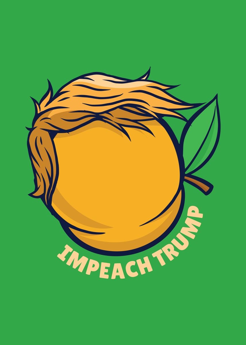 'Impeach trump' Poster, picture, metal print, paint by Markus Paeschke ...
