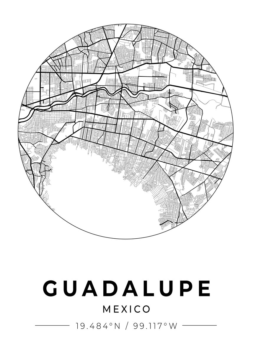 'Guadalupe Mexico' Poster, picture, metal print, paint by Conceptual ...
