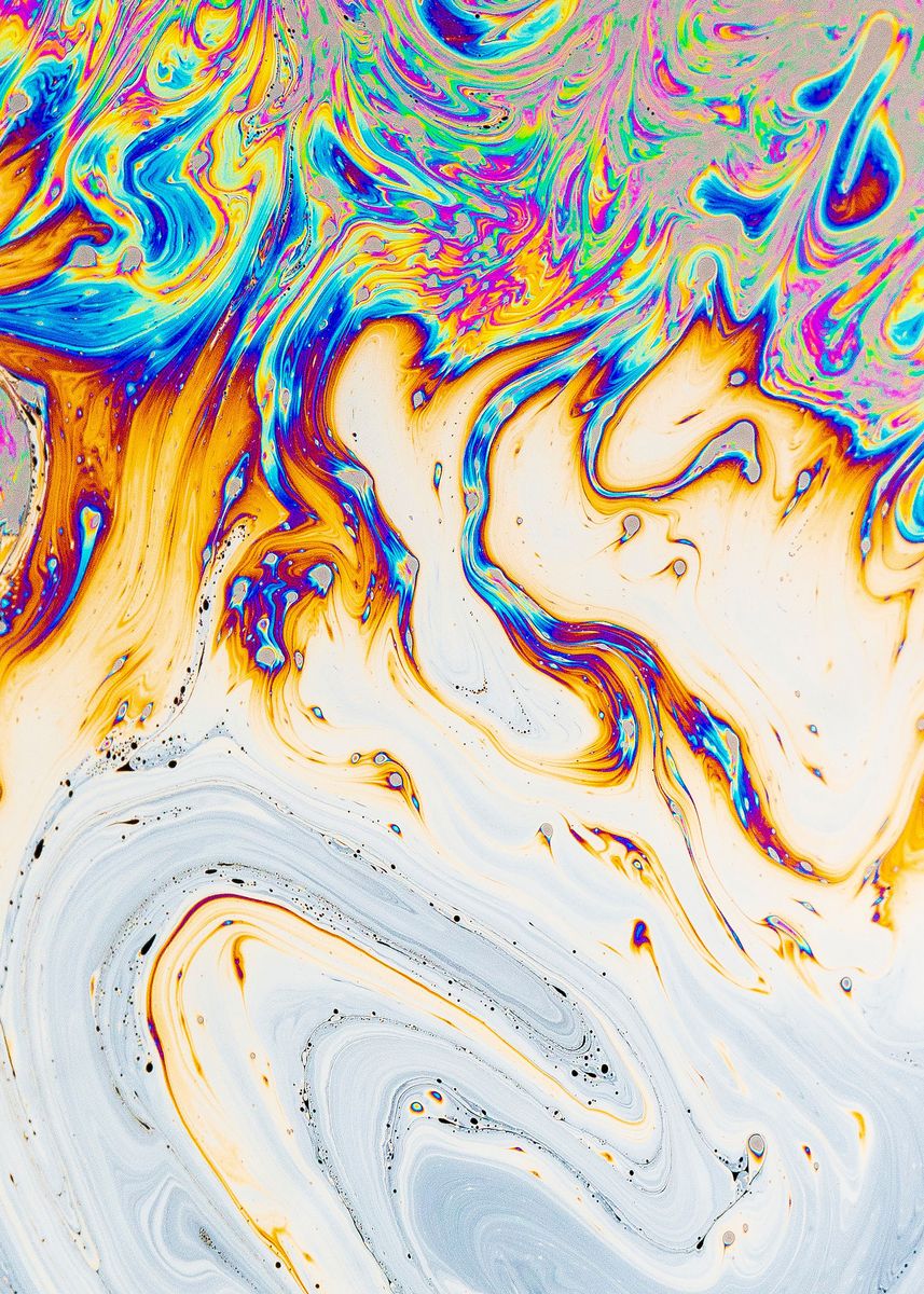 'Unstoppable Stain' Poster, picture, metal print, paint by Ikong Duran ...