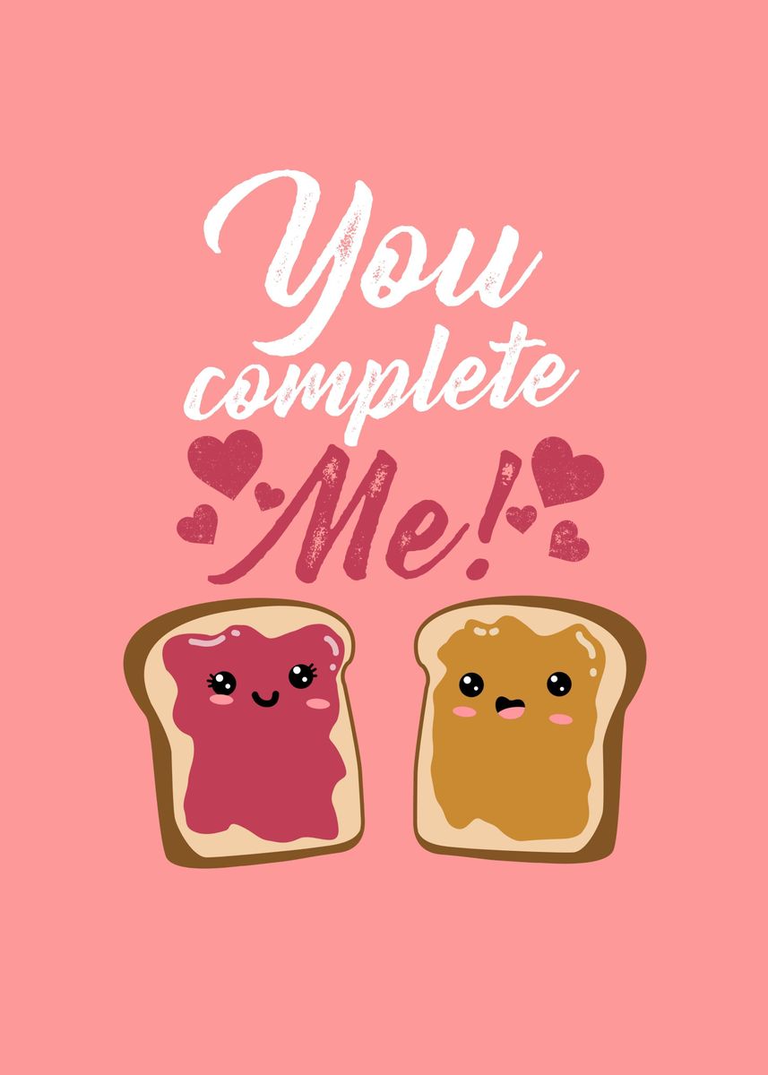 'You complete me' Poster by Giovanni Poccatutte | Displate