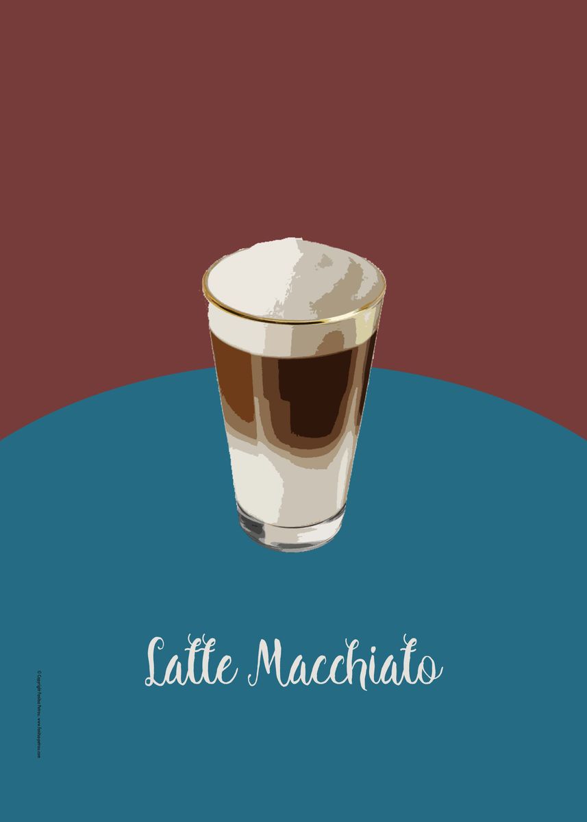 'Latte Macchiato' Poster by Fanitsa | Displate