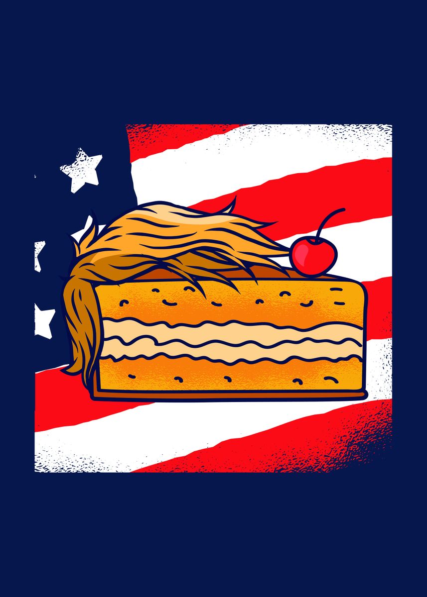 'Trump pie' Poster by Markus Paeschke | Displate