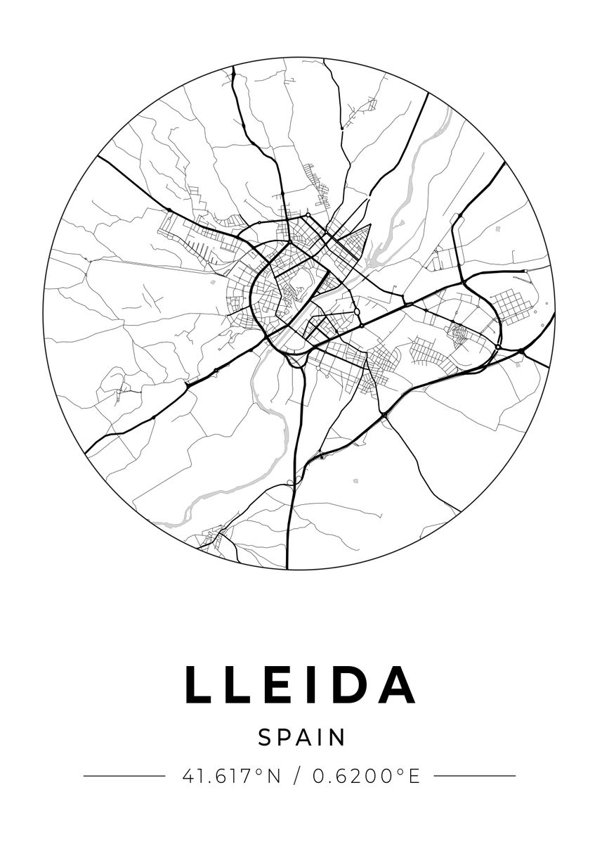 'Lleida Spain' Poster by Conceptual Photography | Displate