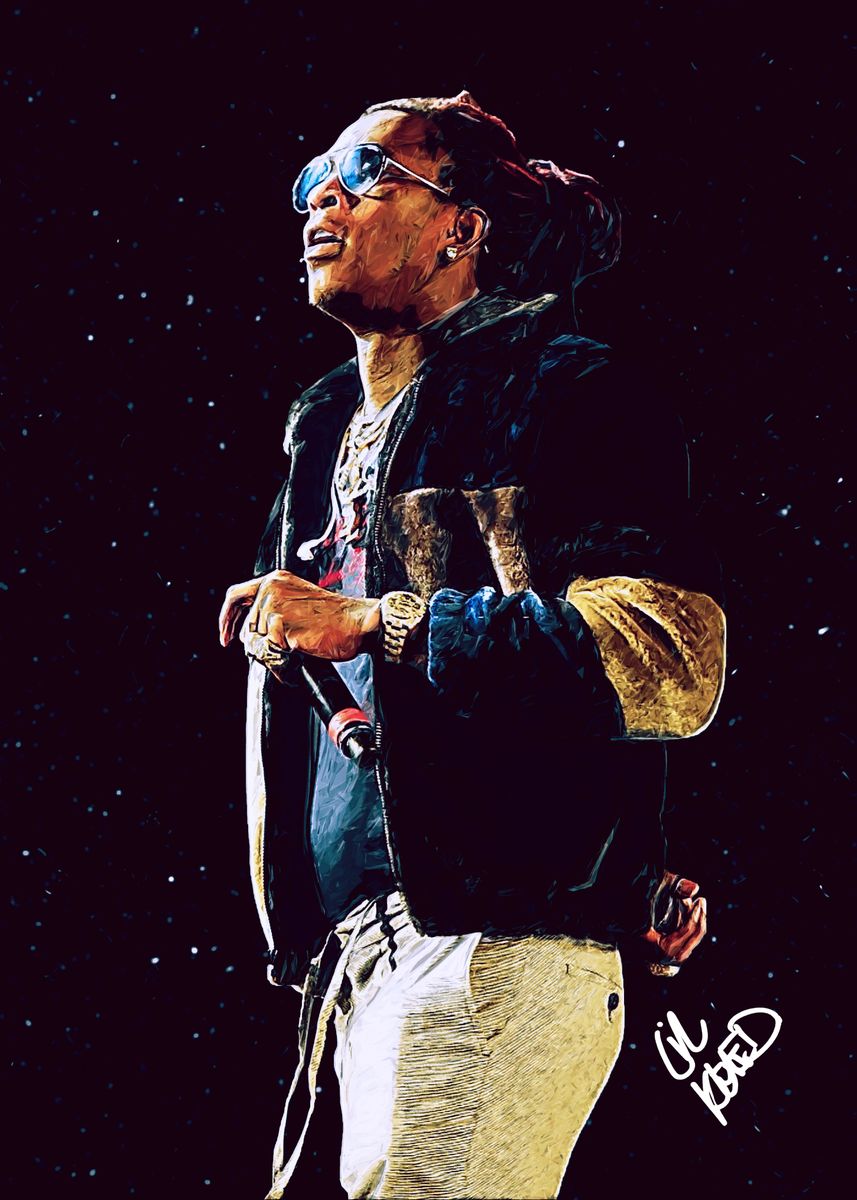 'Young Thug' Poster, picture, metal print, paint by Andersen Dante ...