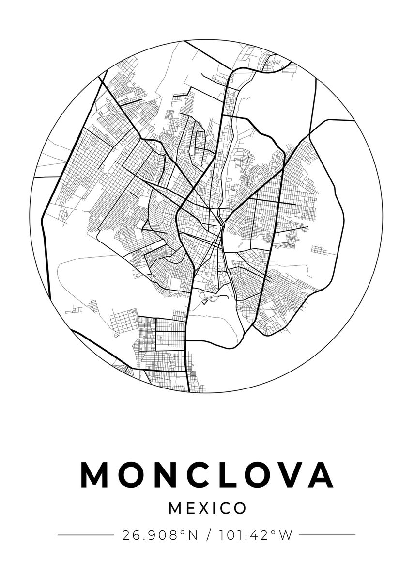 'Monclova Mexico' Poster by Conceptual Photography | Displate