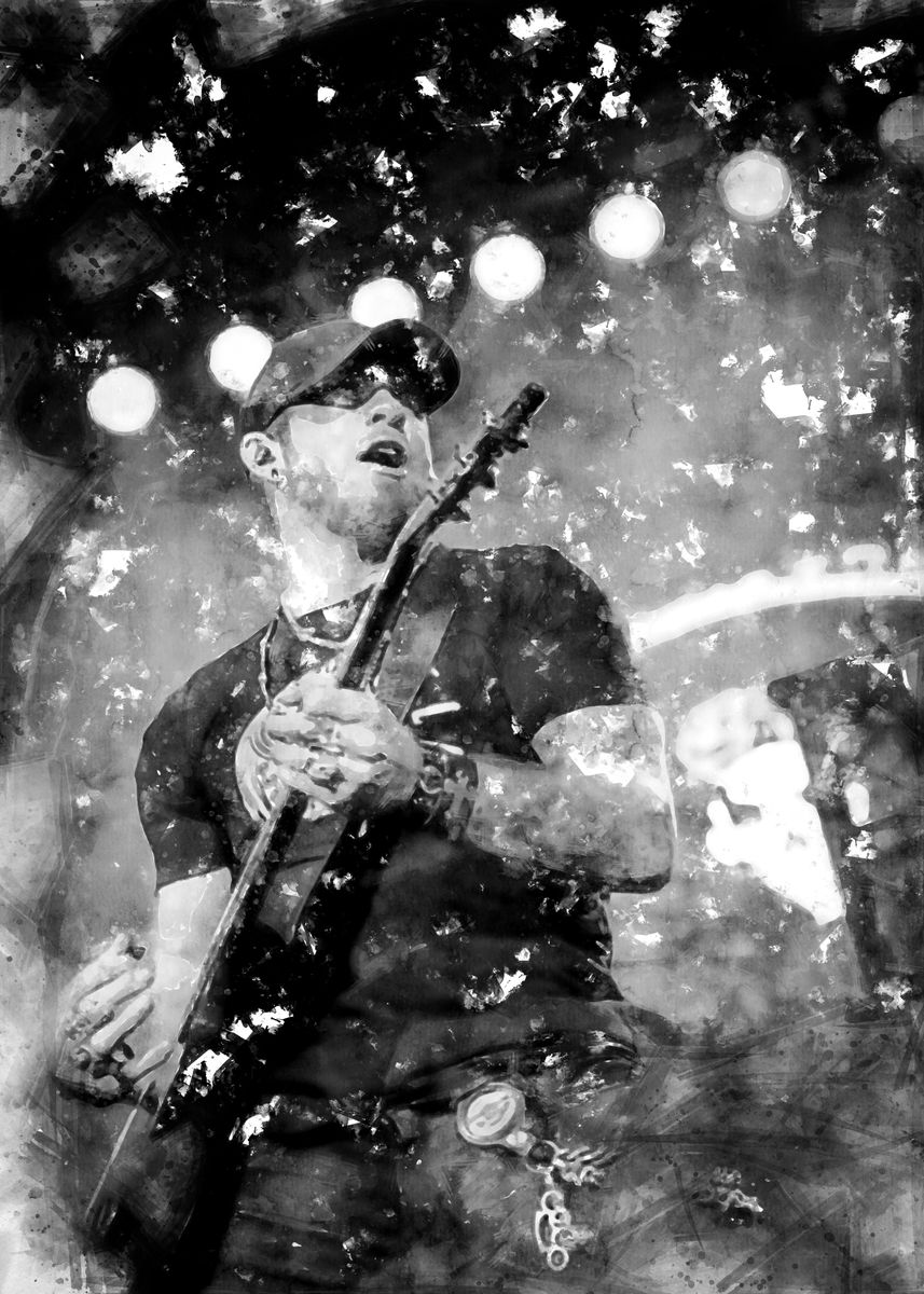 'Brantley Gilbert 14' Poster, picture, metal print, paint by Micole ...