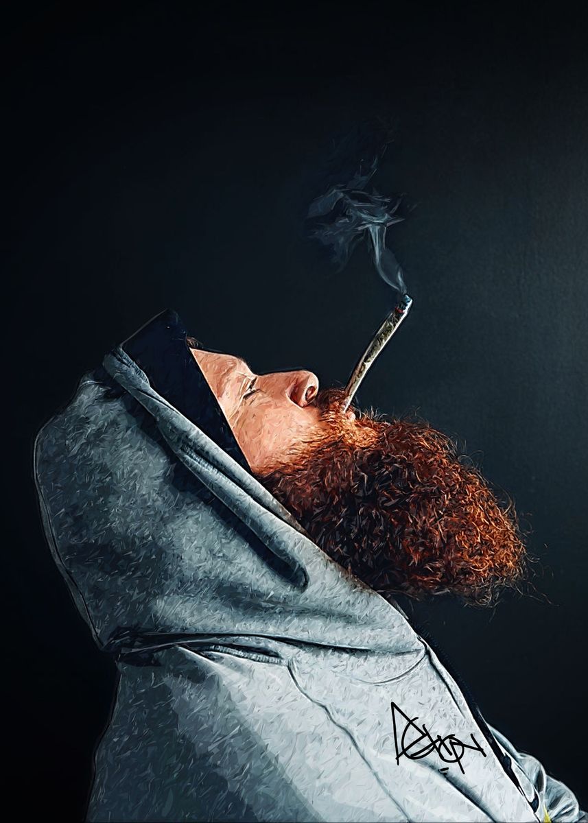 'Action Bronson' Poster, picture, metal print, paint by Andersen Dante ...