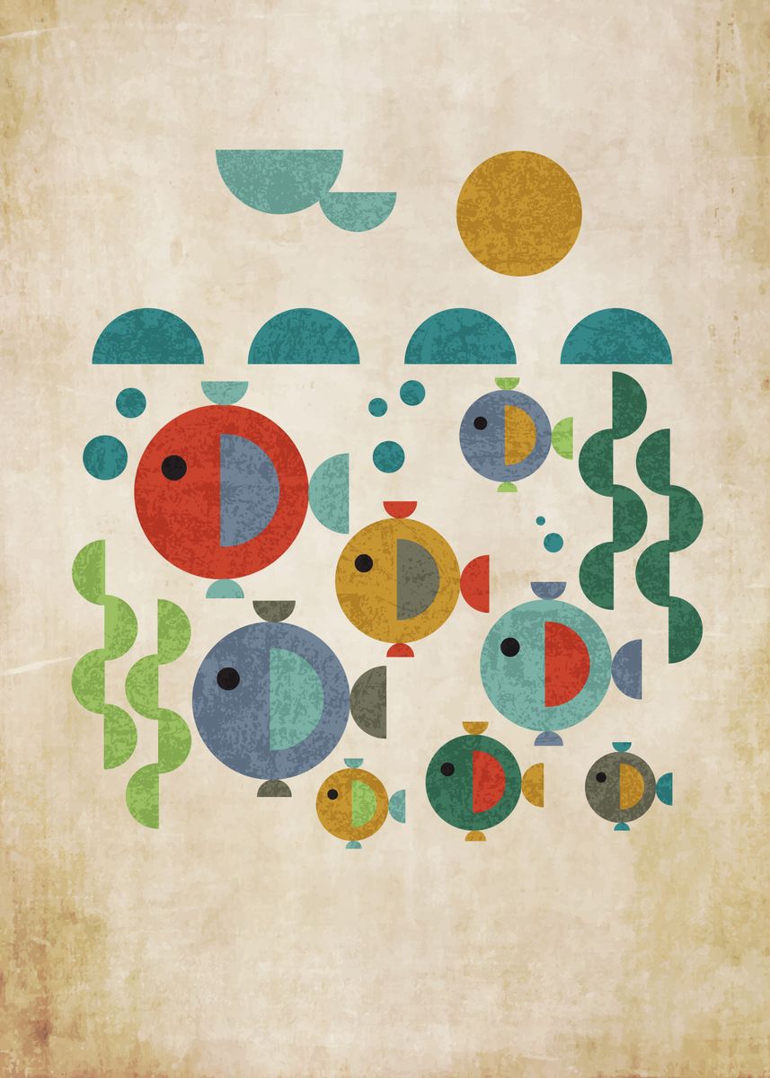 'Seabed' Poster by Maria Kar | Displate