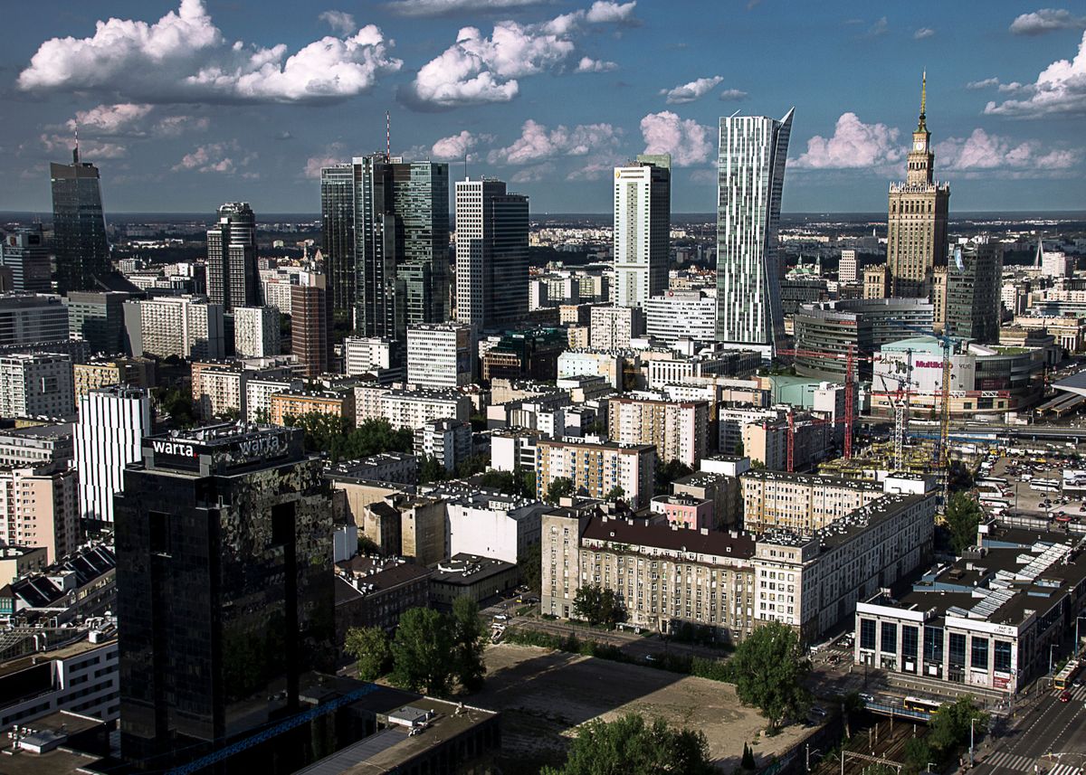 'Warsaw Architecture' Poster by Viewaspect Photography | Displate