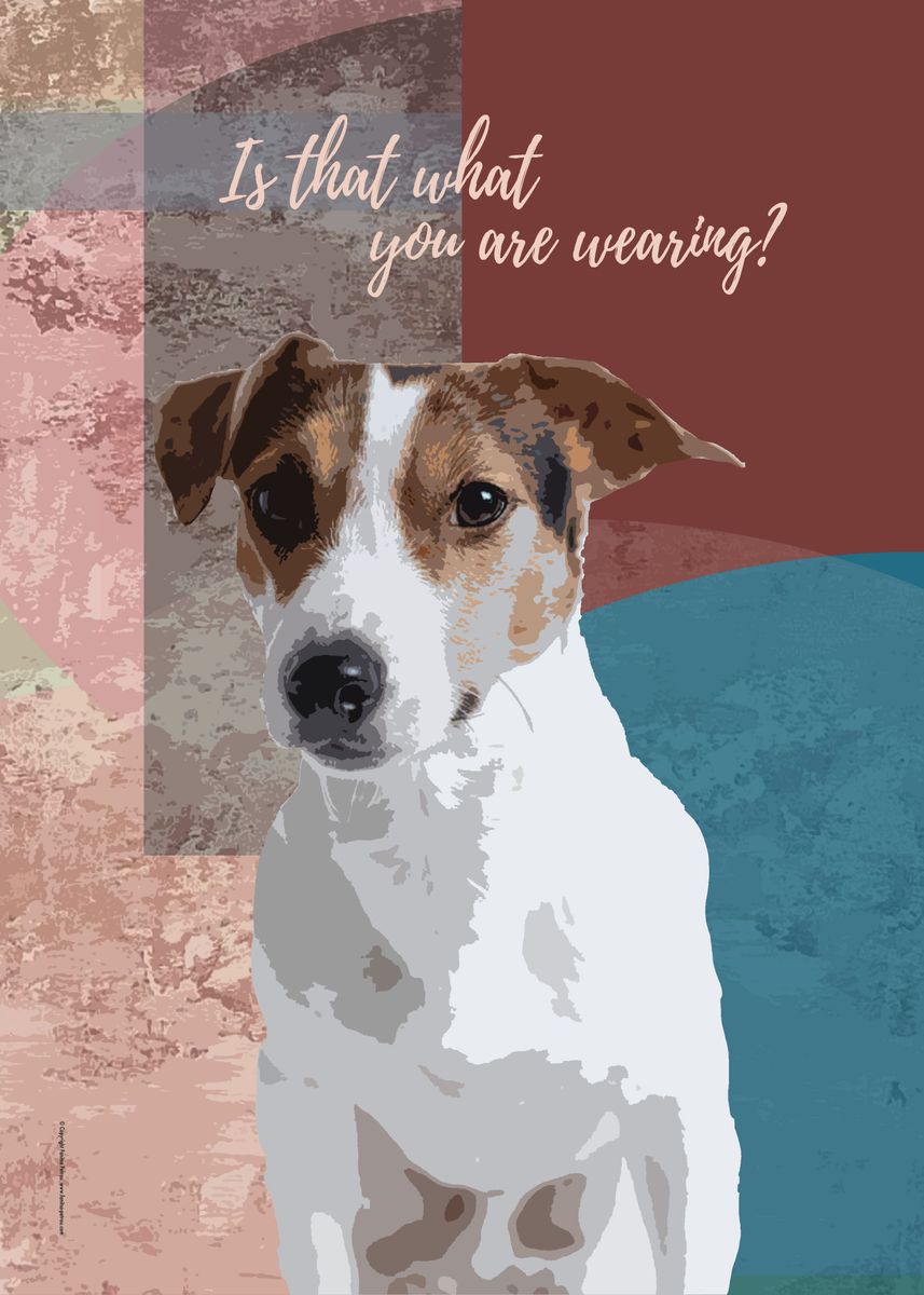 'Jack Russell Terrier' Poster by Fanitsa | Displate