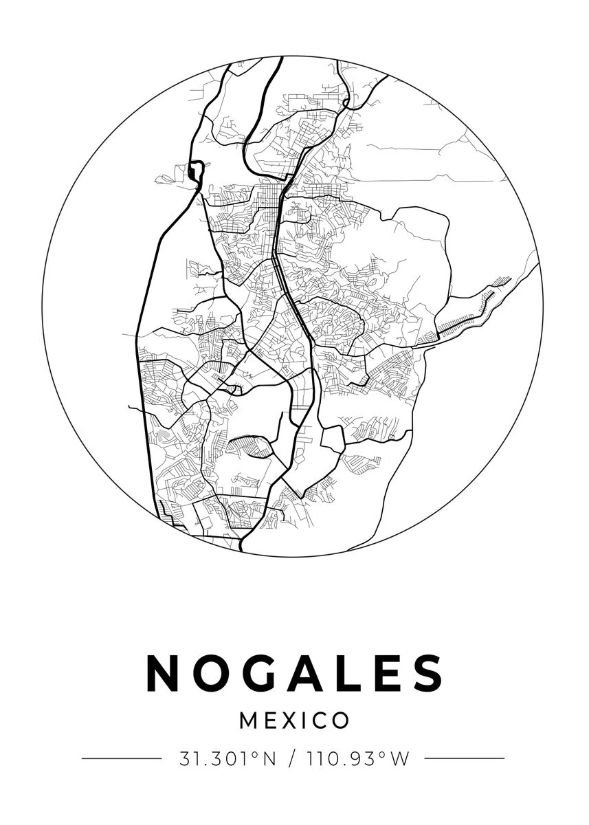 'Nogales Mexico' Poster by Conceptual Photography | Displate