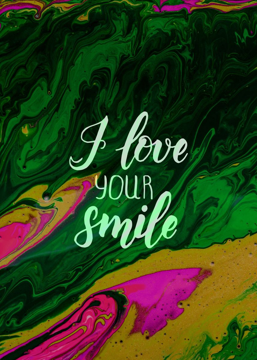 'Smile' Poster by Visualz | Displate