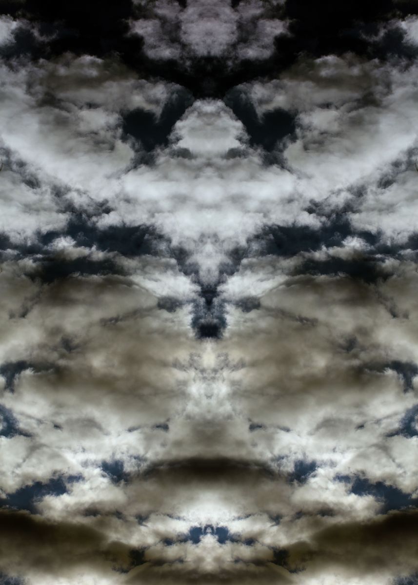 'Psychedelic trippy sky' Poster, picture, metal print, paint by ...