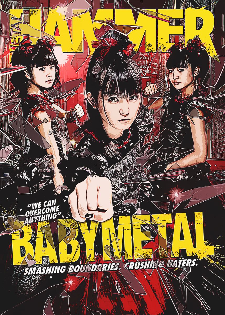 'Babymetal' Poster by Thogi Gio | Displate