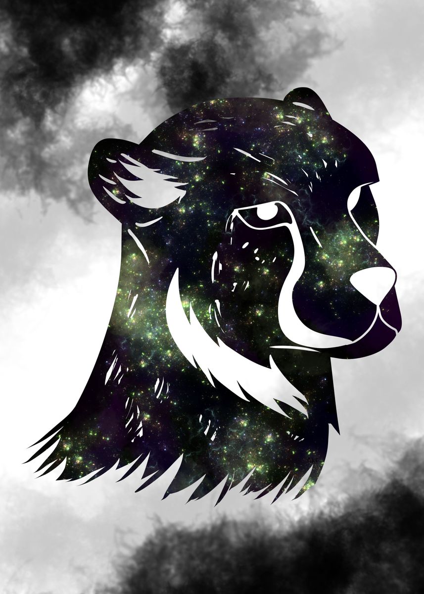 'Galaxy Cheetah' Poster, picture, metal print, paint by AkiComics ...